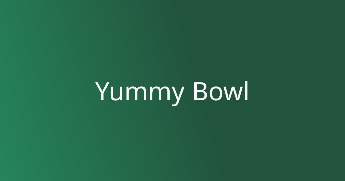 Best Japanese in Indianapolis, IN | Yummy Bowl | Order Online